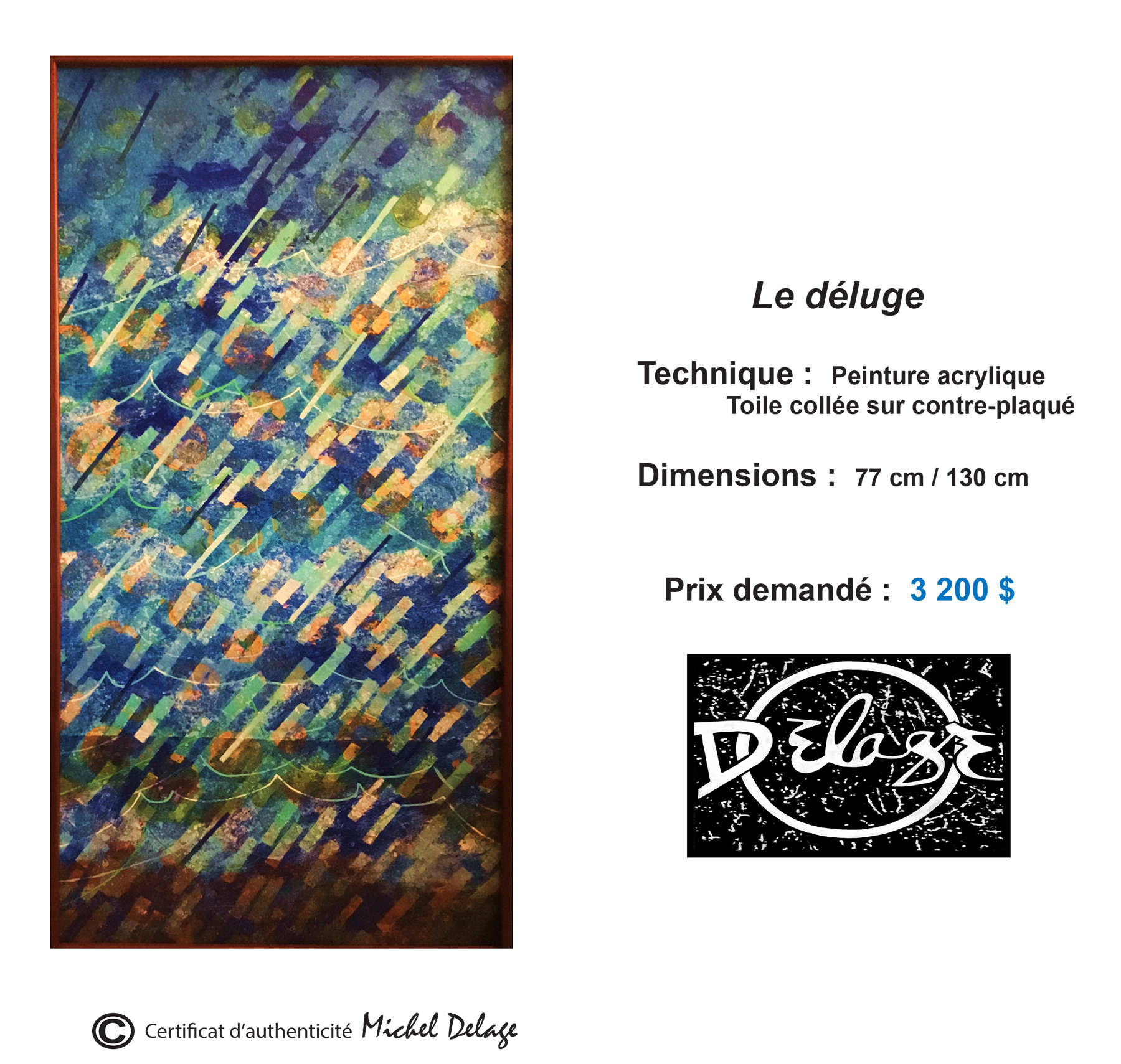 Peintures – Michel Delage